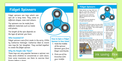 Fidget Spinners Letter - persuasive, KS3, AFOREST, Fidget spinner ...