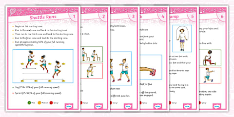 Physical Education: Cool Down Display Posters