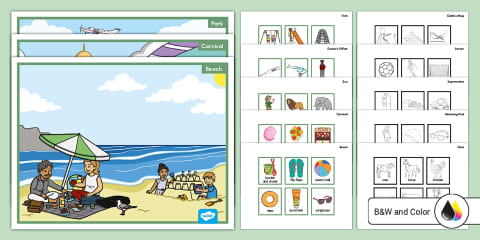 Identical and Nonidentical Matching Cards and Sorting Mats for Special ...