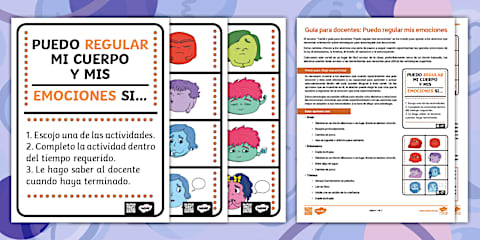 Hoja de actividad: Frasco para registrar mis emociones