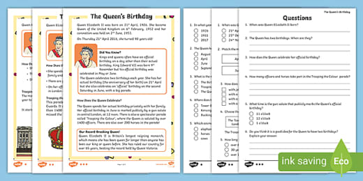 The Queen's Birthday song. It's a special day today. The Queen is Hip ...