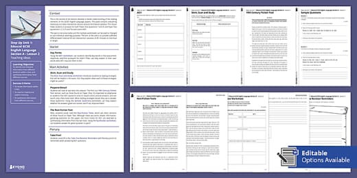 edexcel english language sample assessment materials