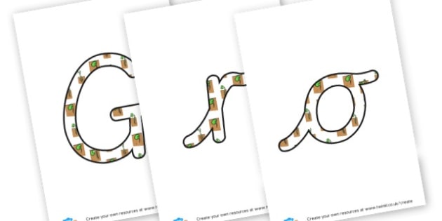 Growth - Display Lettering