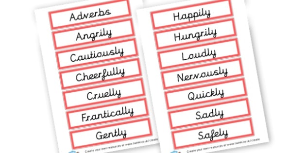 adverbs (teacher made)