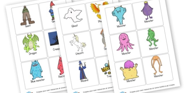 Story Prompt Cards (teacher made)