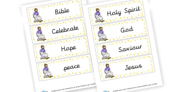 Jesus Cards (teacher made)