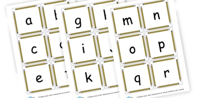 Peg Letters labels (teacher made)