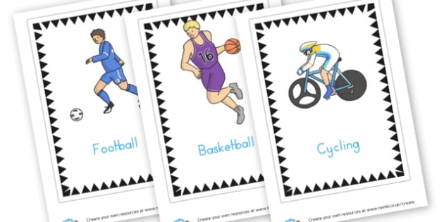 Sports Cards (teacher made)