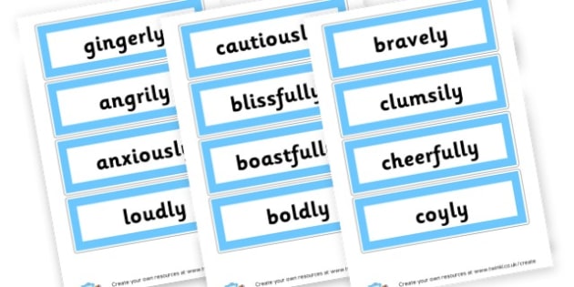 Adverbs (teacher made)