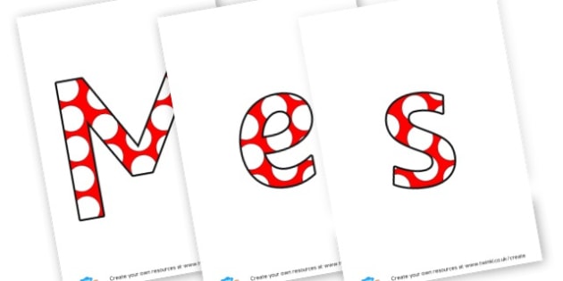 messy - display lettering