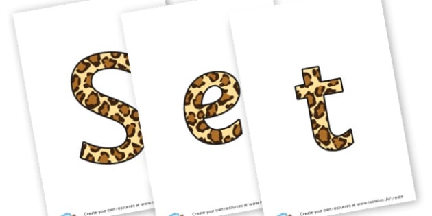 FREE! - setting - display lettering (teacher made)