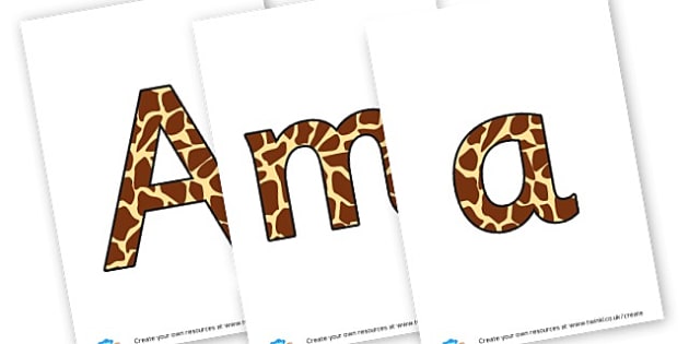 amazing africa - display lettering - Africa Display Primary