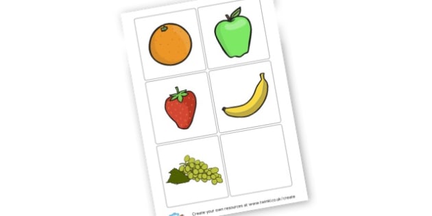 Fruit Picture Cards (teacher made)