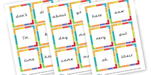 Phase 5 HFW Cards (teacher made)