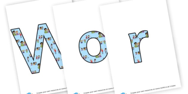 Worry Box - display lettering (teacher made)