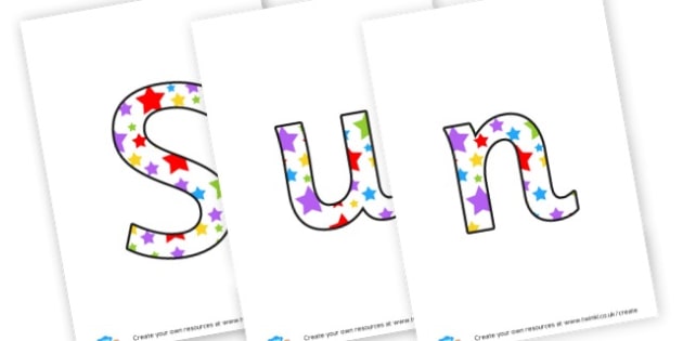 Sunshine School - Display Lettering (teacher made)