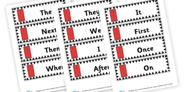 Opener Flashcards (teacher made)