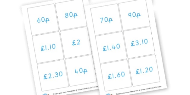 Money Cards - Money & Coins Visual Aids Primary Resources - Primary
