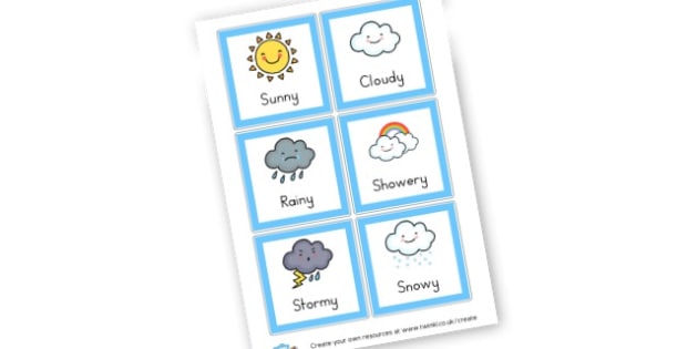 Weather Cards (teacher made)