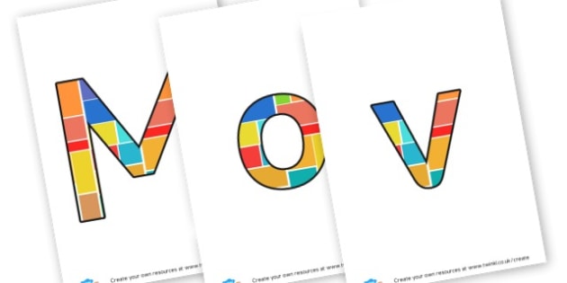 moving on - display lettering