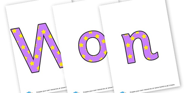 Wonderful Work - Display Lettering (teacher made)