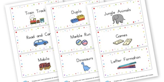 Construction Labels (Images) (Hecho por educadores)