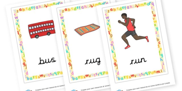 CVC Words (u) Posters (teacher made)