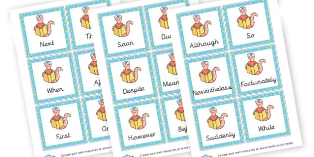 Sentence Openers flashcards (teacher made)