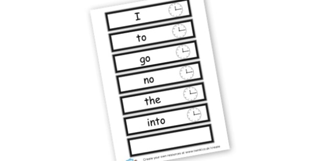 Tricky words Phase 2