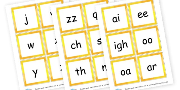 Phase 3 Phonemes Cards - Phase 3 Display Phonemes Primary Resources ...