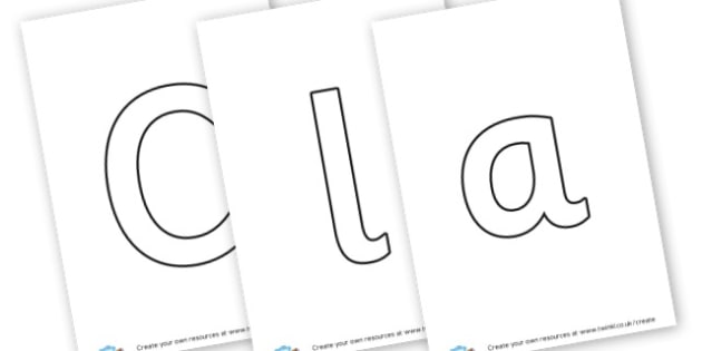 Class of 2015 - display lettering (teacher made)