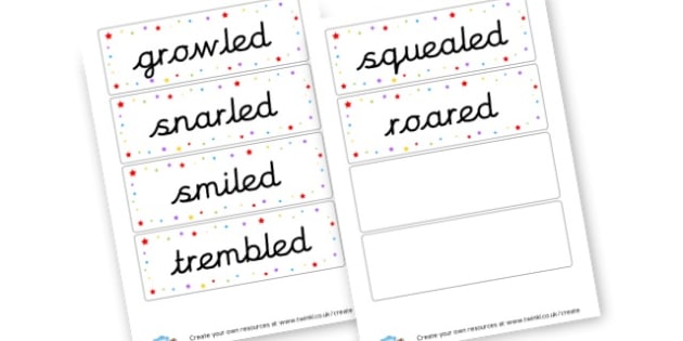 Talking verbs Cards (teacher made)