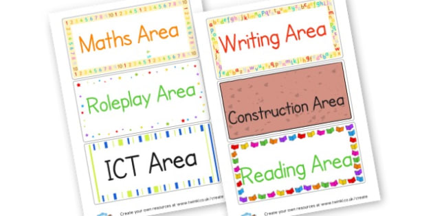 Classroom Signs (teacher made)