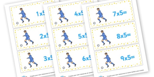 FREE! - 5 times tables (teacher made)