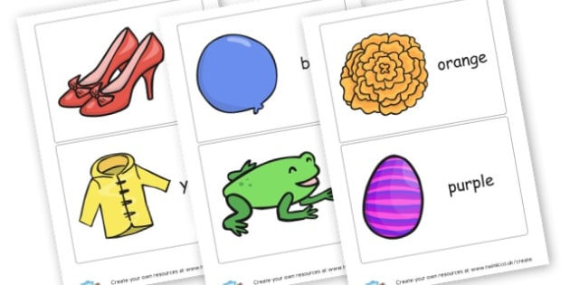 Colour Topic Word Cards - Colour Primary Resources