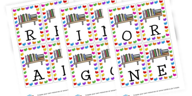 Reading Corner Labels