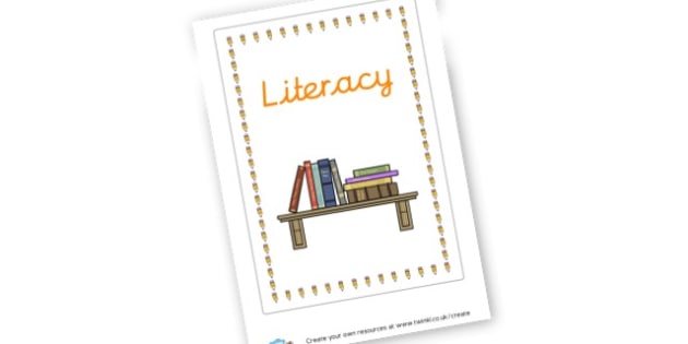 Literacy Sign (teacher made)