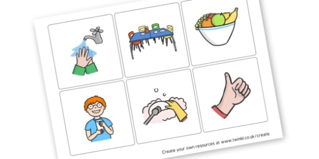 Snack Time Routine Cards (teacher made)