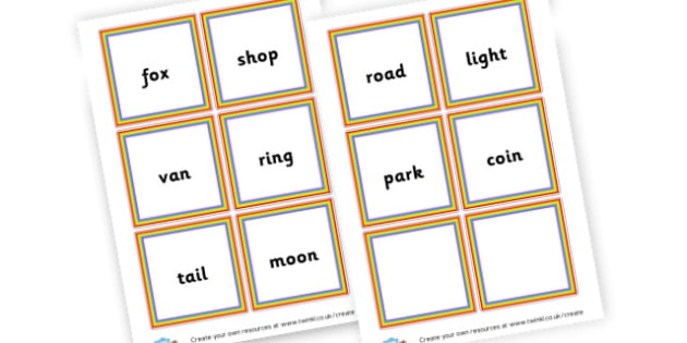 Phase 3 Flash Cards (teacher made)