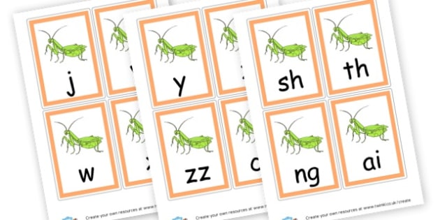 Phase 3 Sounds Cards (Teacher-Made)