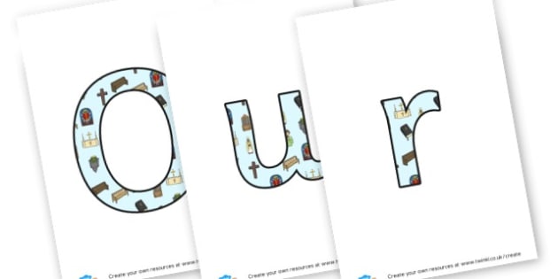 Holy communion - display lettering (teacher made)