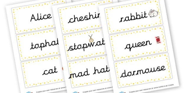 Alice in Wonderland (teacher made)