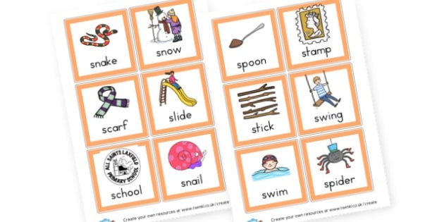"S" initial sound - Phoneme Games S Sound Primary Resources