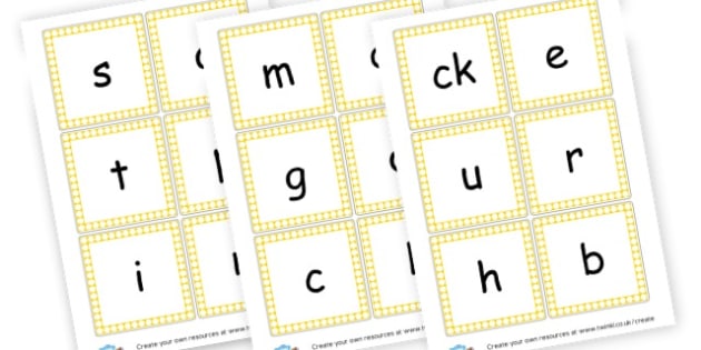 Phase 2 Phonemes Cards (teacher made)