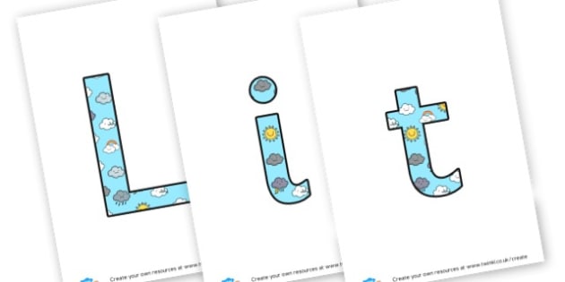 Literacy - Display Lettering