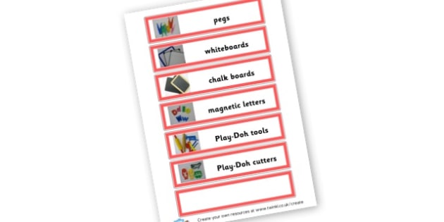 Creative area labels 2a - Classroom Signs & Label Primary Resources, labels