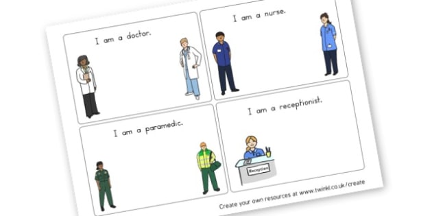 People Who Help Us Hospital/Doctors (teacher made)