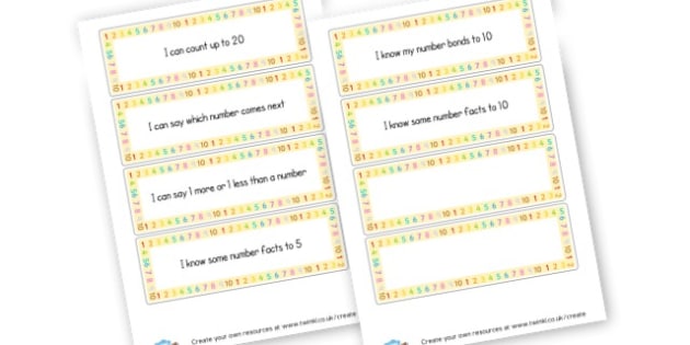 Maths Targets Labels - Maths Assessment Primary Resources