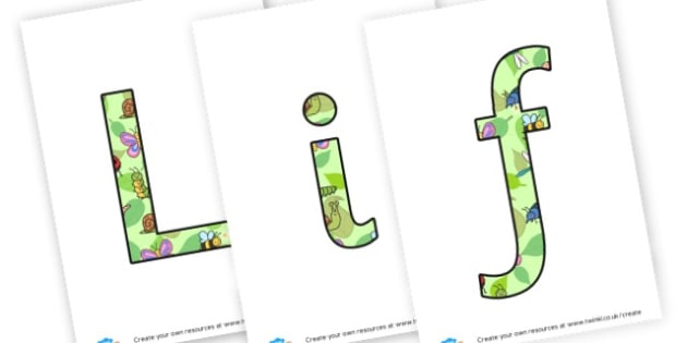 Life Cycles - display lettering (teacher made)