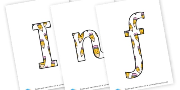 Information Board - display lettering (teacher made)